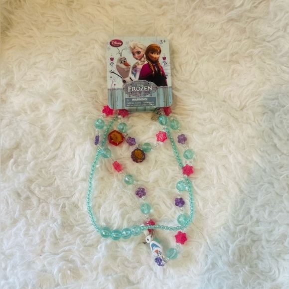 Disney | Accessories | Disney Frozen Necklace And Bracelet Set | Poshmark